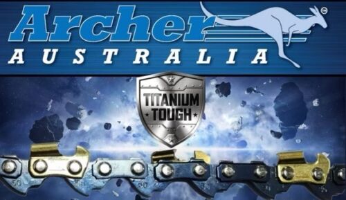 20" Archer Chainsaw TITANIUM FULL CHISEL Chain 3/8" 3/8".050-72DL ...