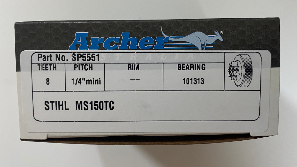 Archer Spur Sprocket 1/4"-8th Stihl MS150TC – ArcherPlus