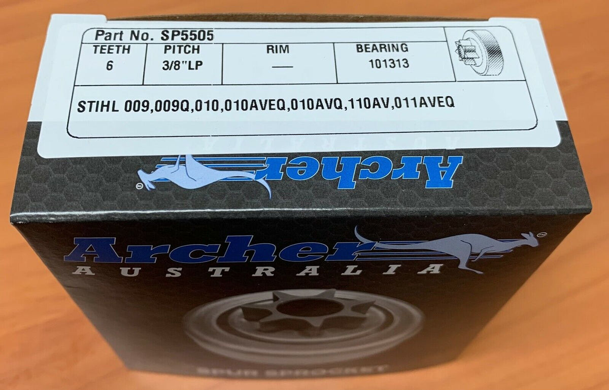 Archer Chainsaw Spur Sprocket 3/8"LP Stihl 009 010 011 012 – ArcherPlus