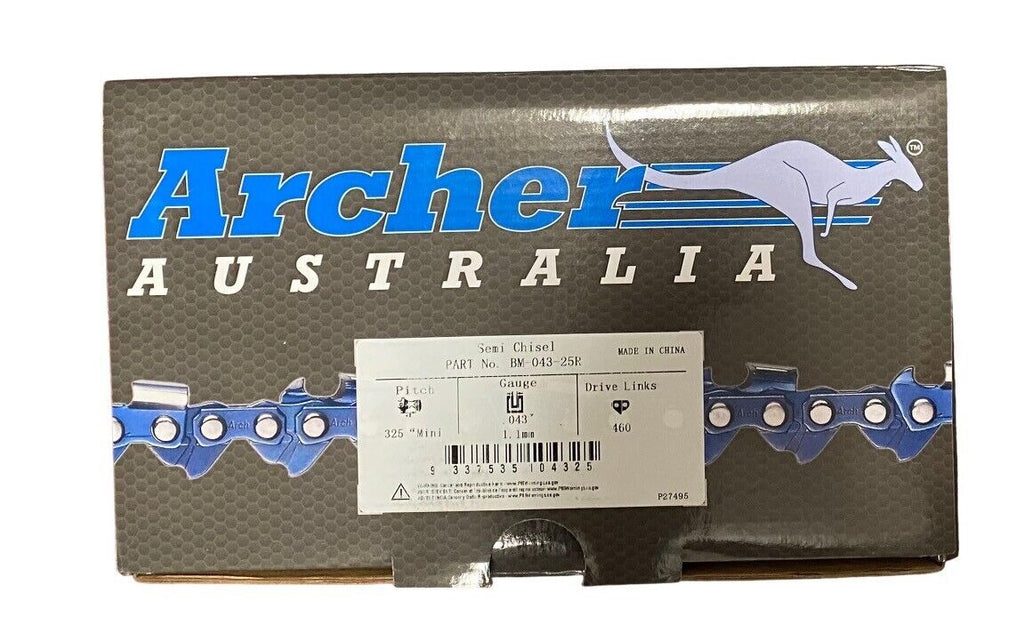 25ft Archer Chain Reel .325 .043 Semi-Chisel fits Husqvarna – ArcherPlus 25ft Archer Chain Reel .325 .043 Semi-Chisel fits Husqvarna – ArcherPlus