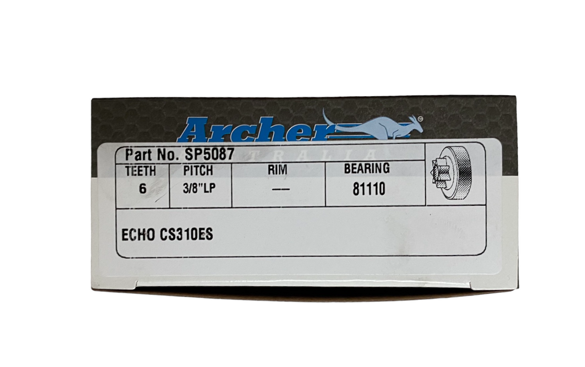 Archer Chainsaw Spur Sprocket 3/8" 6 tooth fit ECHO CS310ES, CS350, CS ...